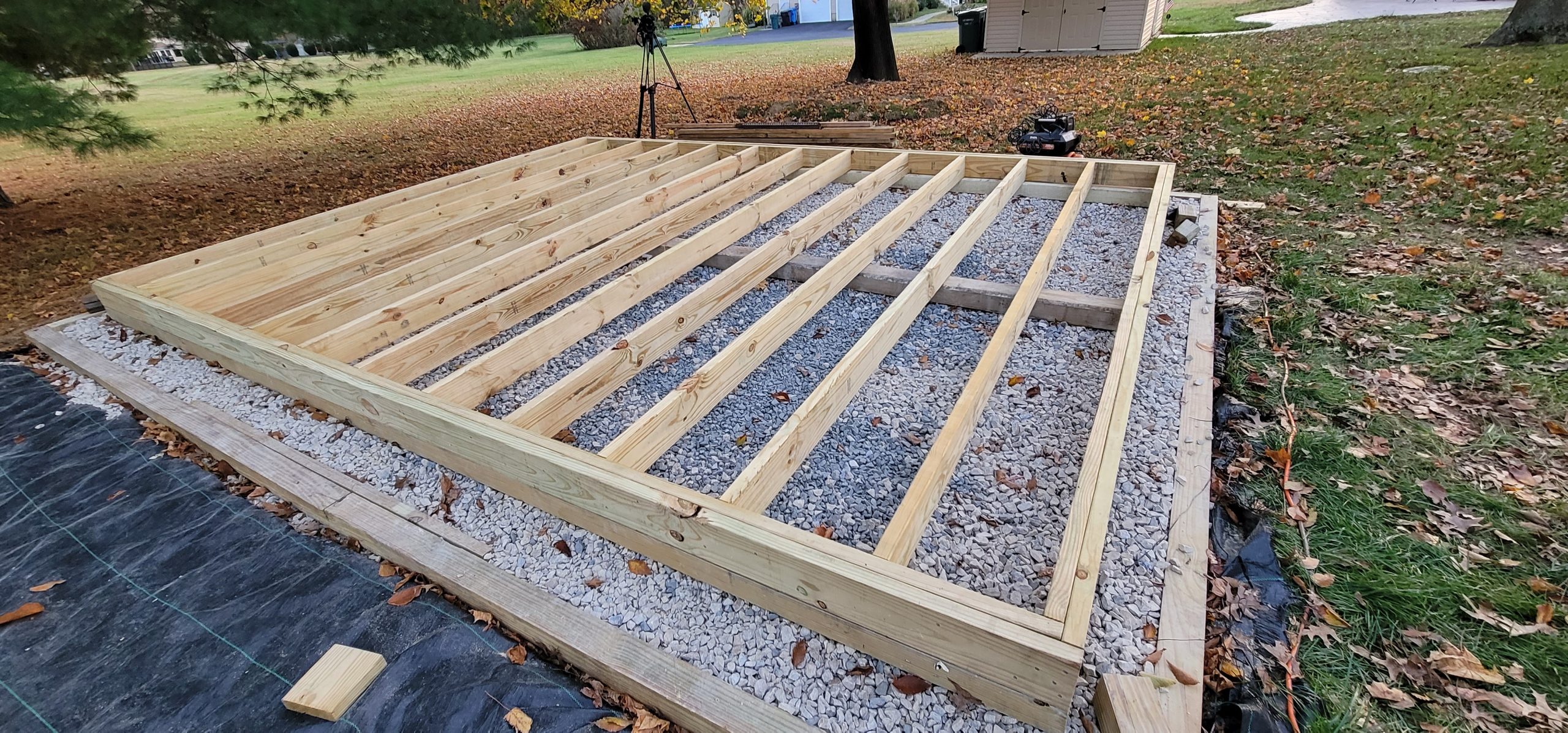 Do It Yourself Build a Shed - Shed Floor Construction
